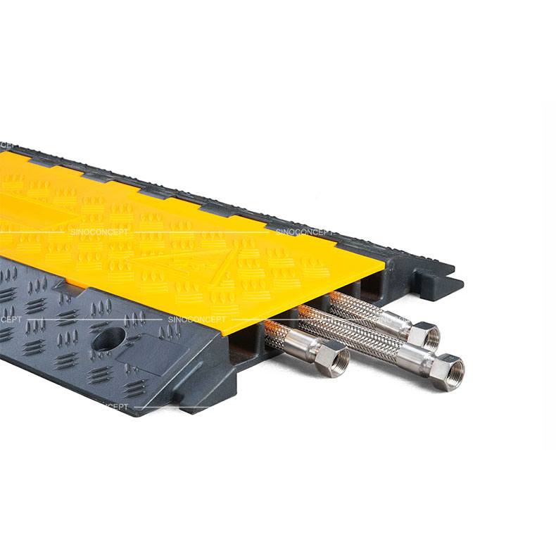 Cable Ramp 5 channels, Rubber Floor Cable Cover | Sino Concept